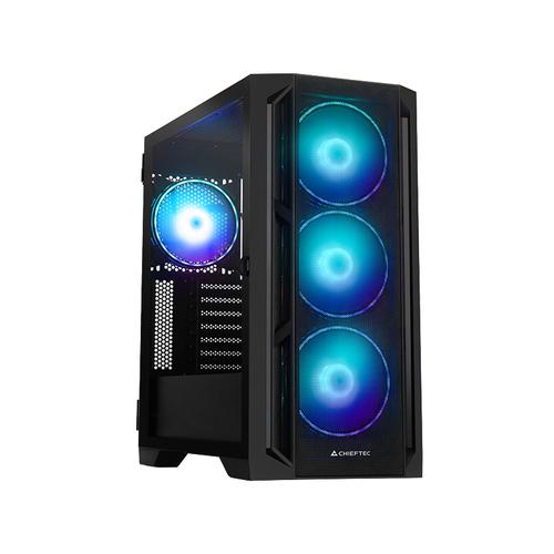 CHIEFTEC PC Case GA-01B-L-OP APEX LUMO Midi Tower Black - Smartech.ee